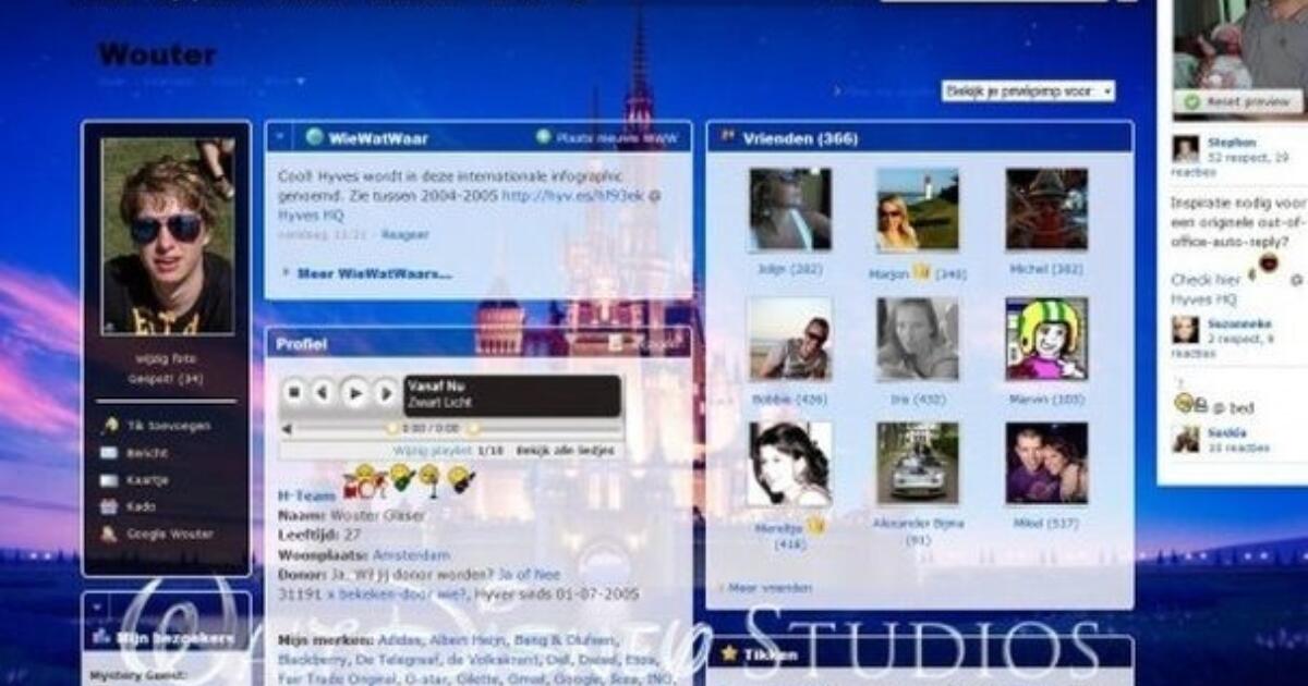 Dit is TE LEUK: je kunt dus je oude Hyves-profiel… | KantinePraat