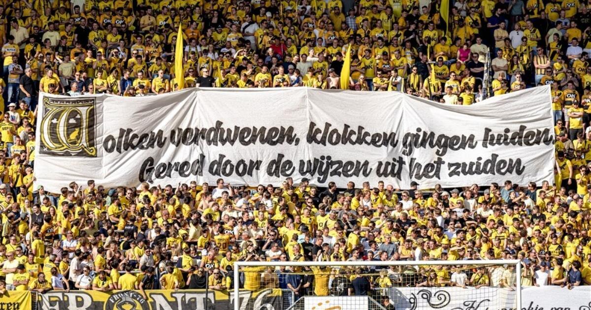 Spandoek bij NAC Breda - FC Emmen | Voetbalnieuws