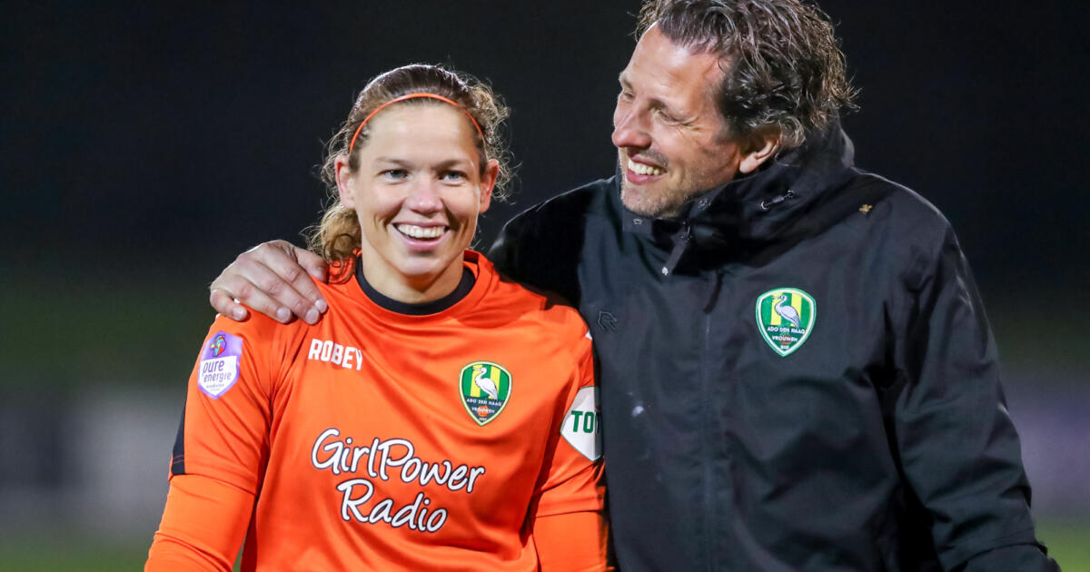 FOTO | Keeperstrainer voorziet ADO-staf van… | Vrouwenvoetbalnieuws
