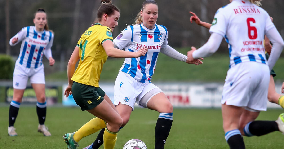 SC Heerenveen Vrouwen pakt knap een punt tegen Fortuna… | FeanOnline