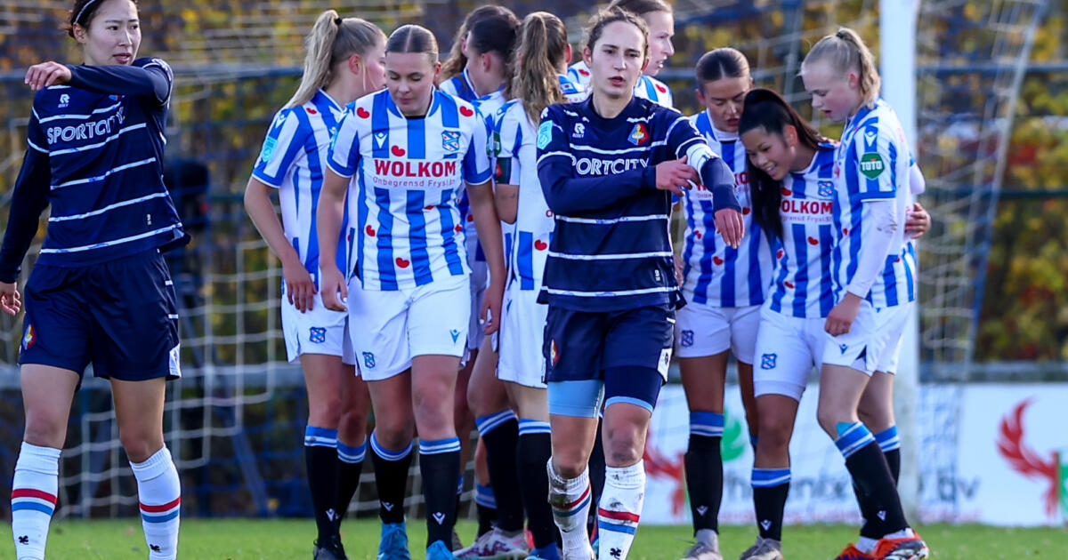 Samenvatting: SC Heerenveen boekt eerste… | Vrouwenvoetbalnieuws