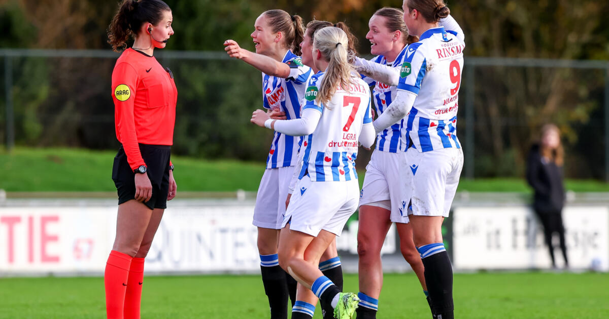Heerenveen Vrouwen bestolen van goal? "Het was sowieso… | FeanOnline