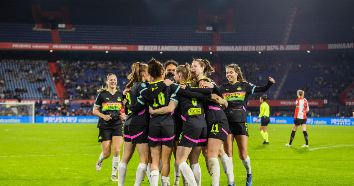 Samenvatting: PSV wint in De Kuip met ruime… | Vrouwenvoetbalnieuws