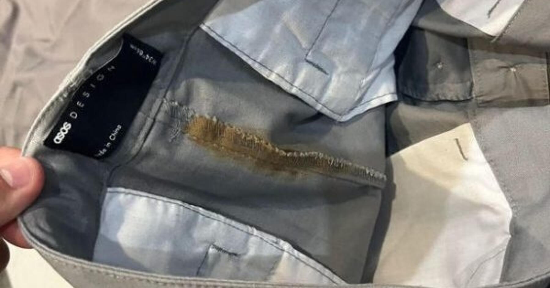 FOTO'S | Suzanne ontving van webshop een broek met… | KantinePraat