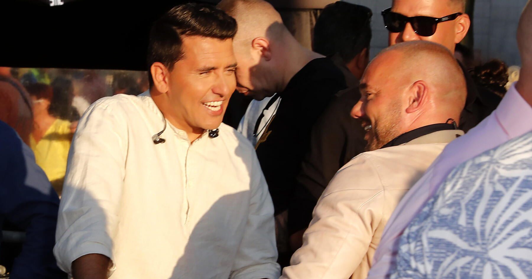 Wesley Sneijder en Jan Smit, beide exen van Yolanthe… | KantinePraat