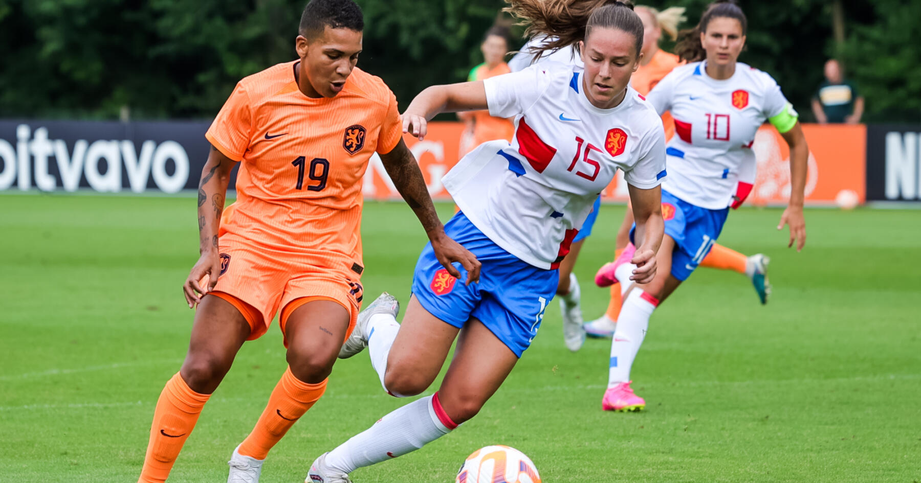 Oranje wint oefenduel van Oranje O19 na… | Vrouwenvoetbalnieuws